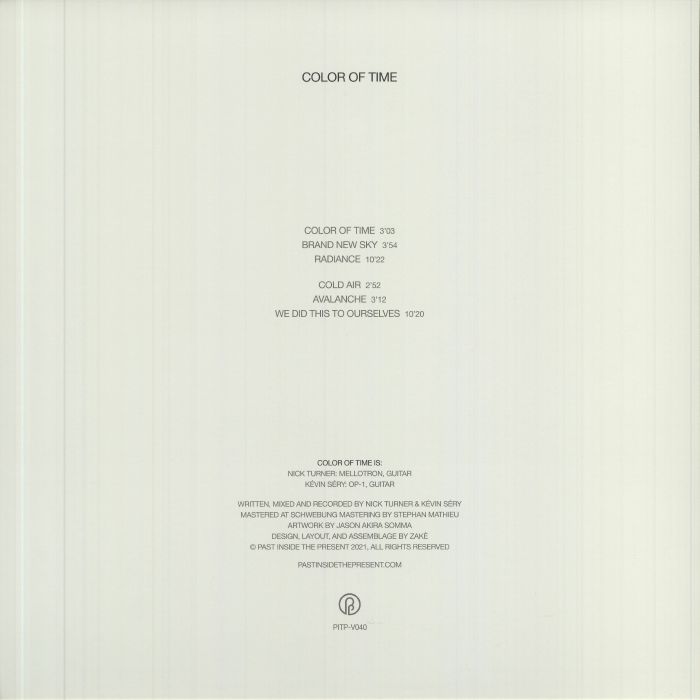 COLOR OF TIME - Color Of Time Vinyl at Juno Records.