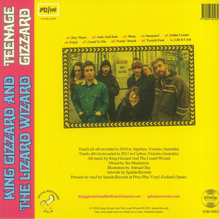 KING GIZZARD & THE LIZARD WIZARD - Teenage Gizzard Vinyl at Juno Records.