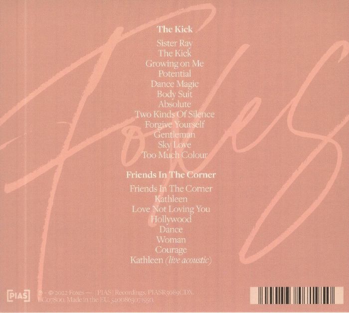 FOXES - The Kick (Deluxe Edition) CD at Juno Records.