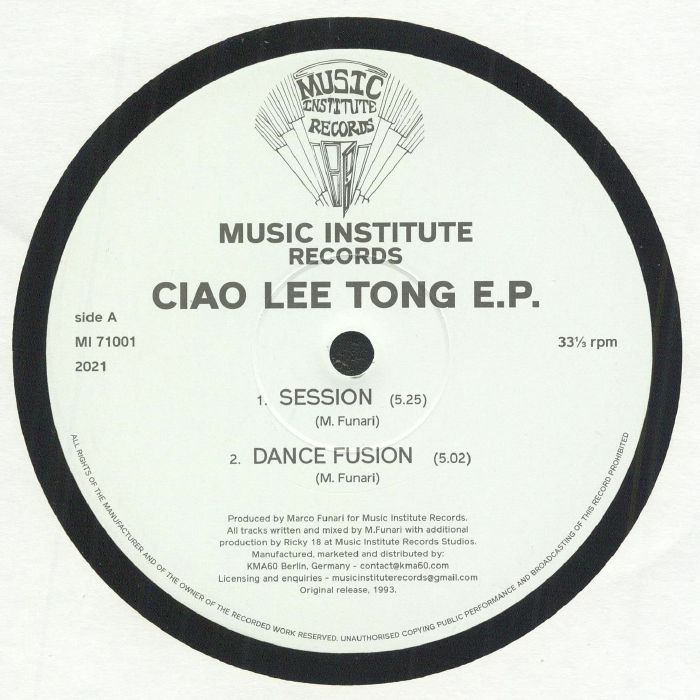 CIAO LEE TONG - Ciao Lee Tong EP Vinyl at Juno Records.