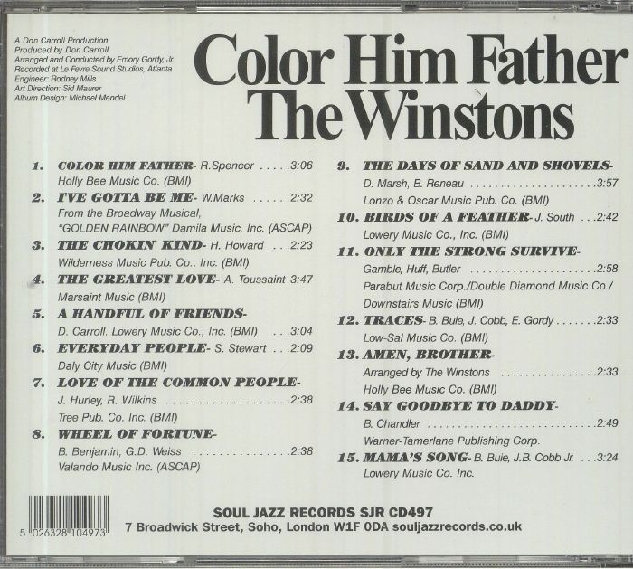 The WINSTONS - Color Him Father (reissue) CD at Juno Records.
