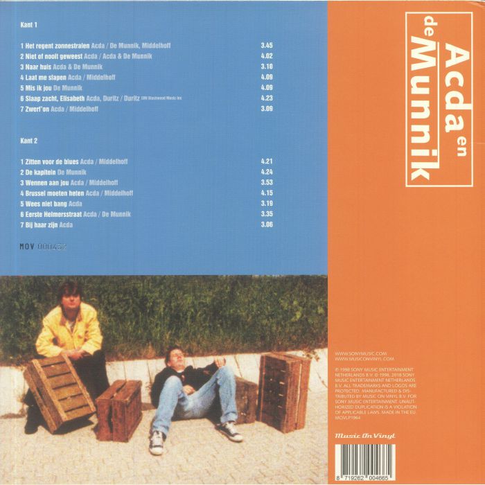 ACDA EN DE MUNNIK - Naar Huis Vinyl at Juno Records.