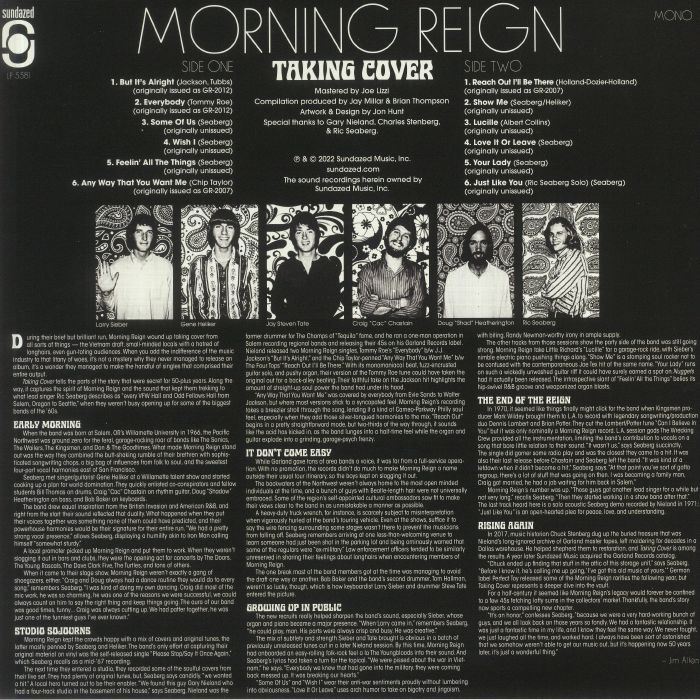 MORNING REIGN - Taking Cover Vinyl at Juno Records.