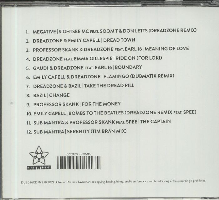 DREADZONE/VARIOUS - Dreadzone Presents Dubwiser Volume Two CD at Juno Records.