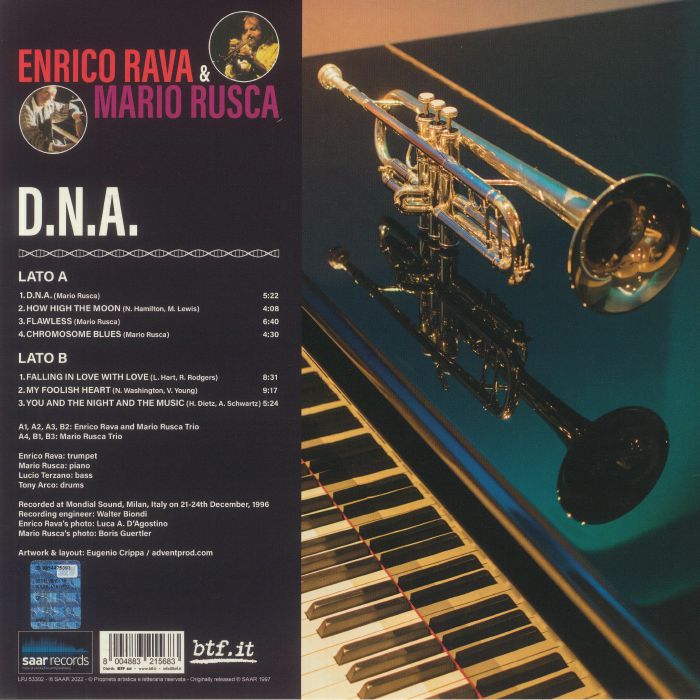 Enrico RAVA/MARIO RUSCA - DNA (Record Store Day RSD 2022) Vinyl at Juno ...