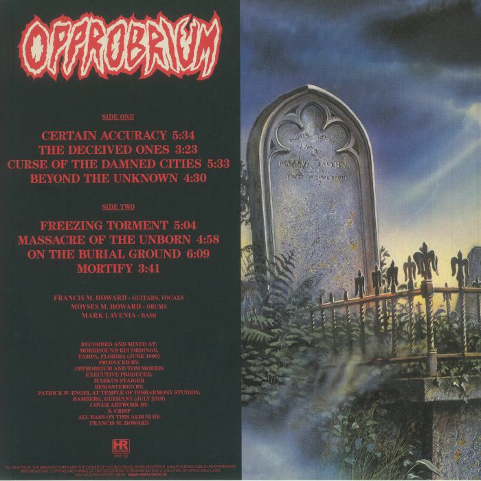 OPPROBRIUM - Beyond The Unknown (reissue) Vinyl at Juno Records.
