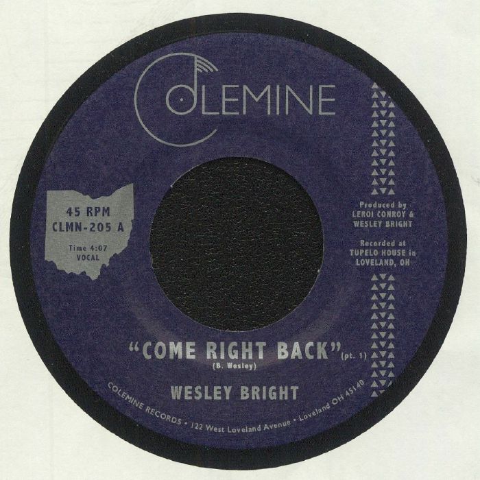 WESLEY BRIGHT - Come Right Back Vinyl at Juno Records.