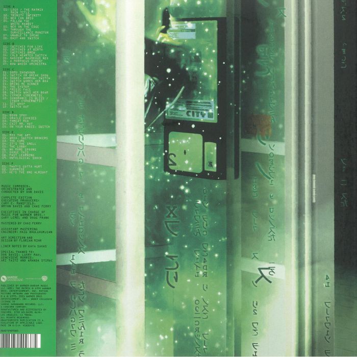 Don DAVIS - The Matrix: The Complete Edition (Soundtrack) Vinyl at Juno ...