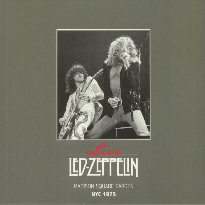 LED ZEPPELIN - Live At Madison Square Garden In NYC 1975 Vinyl at Juno ...