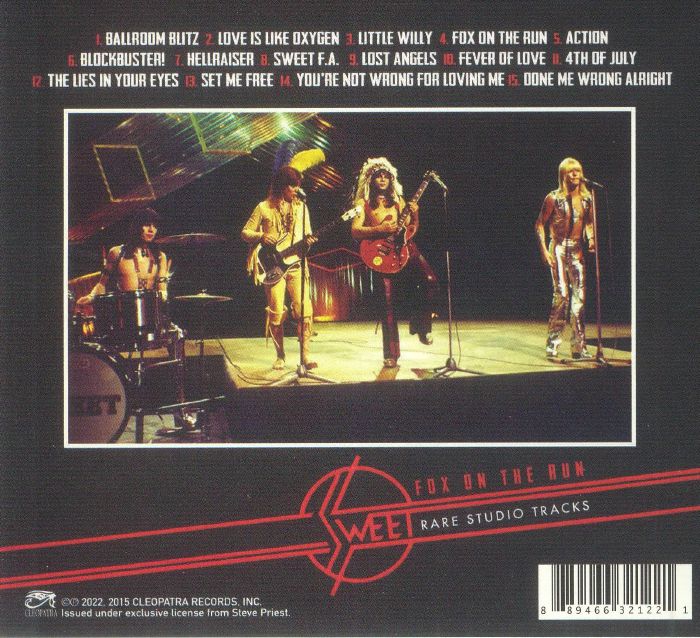 SWEET - Fox On The Run: Rare Studio Tracks CD at Juno Records.
