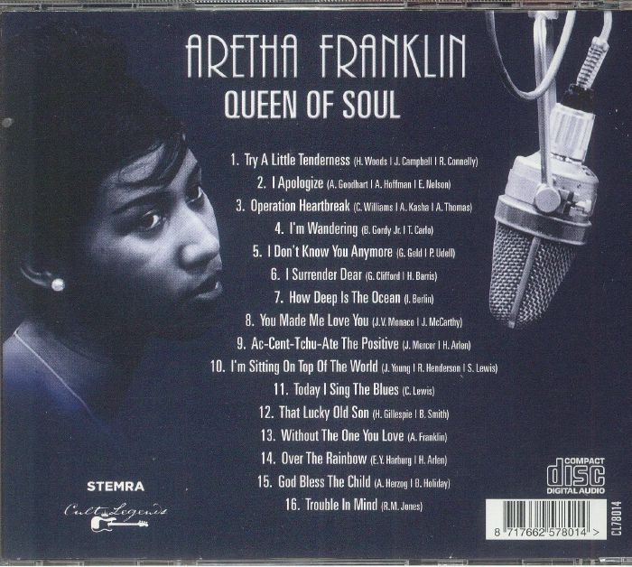 Aretha FRANKLIN - Queen Of Soul CD at Juno Records.