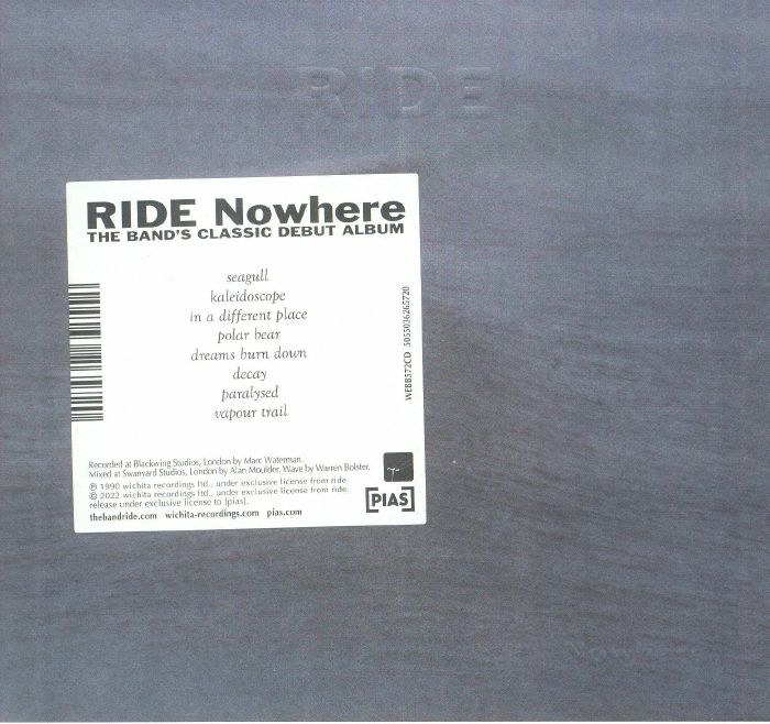 RIDE - Nowhere (reissue) CD at Juno Records.