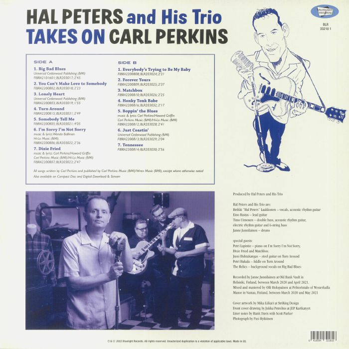 HAL PETERS TRIO - Takes On Carl Perkins Vinyl at Juno Records.