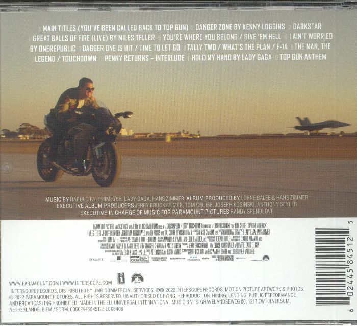 VARIOUS - Top Gun: Maverick (Soundtrack) CD at Juno Records.
