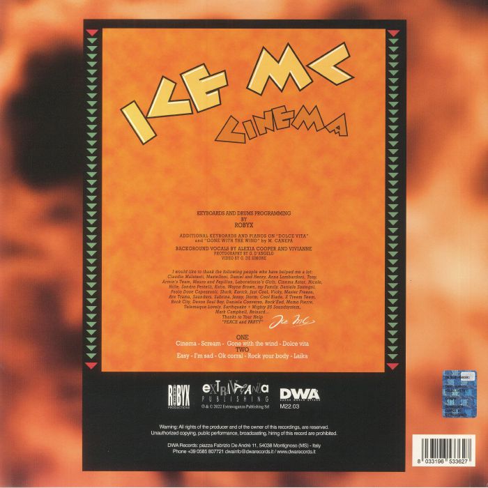 ICE MC - Cinema Vinyl at Juno Records.