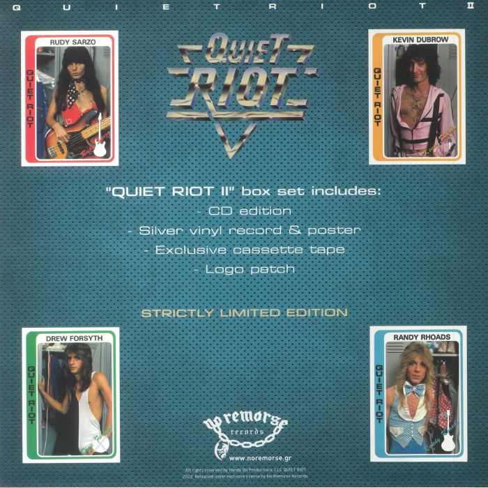 QUIET RIOT - Quiet Riot II (Deluxe Edition) Vinyl at Juno Records.