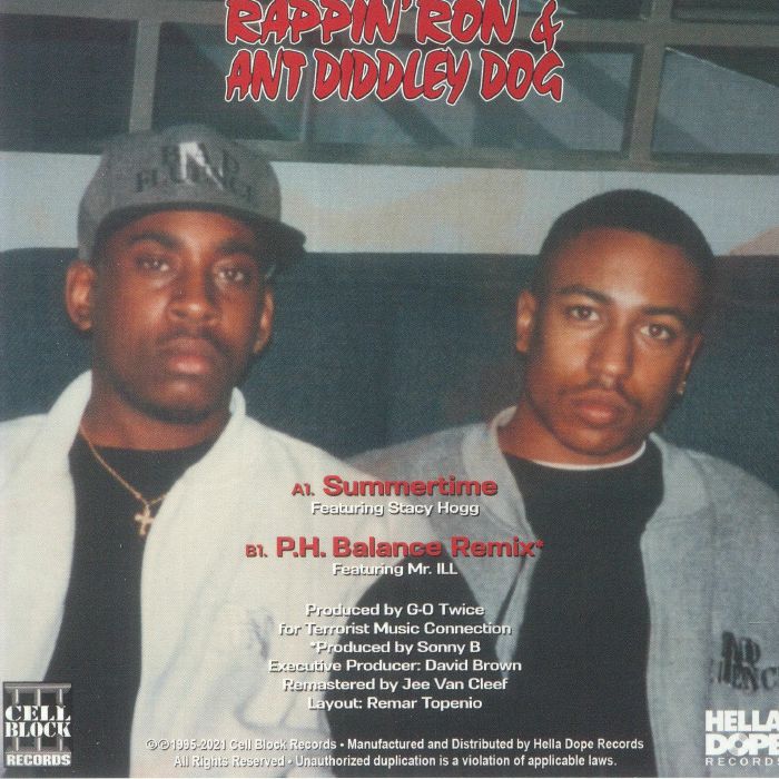 RAPPIN' RON & ANT DIDDLEY DOG - Summertime Vinyl at Juno Records.