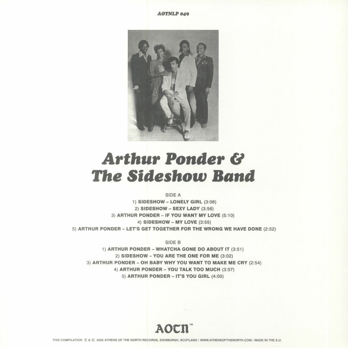 Arthur PONDER & THE SIDESHOW BAND - The Prince Of Georgia Soul Vinyl at ...