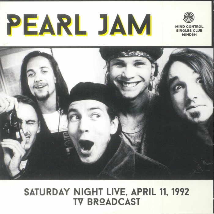 PEARL JAM - Saturday Night Live April 11 1992 TV Broadcast Vinyl at ...