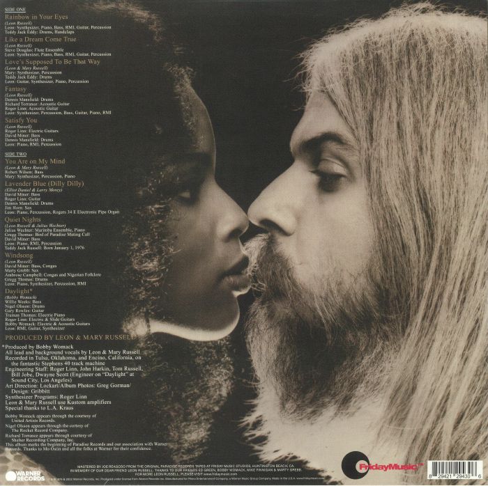 LEON & MARY RUSSELL - Wedding Album (reissue) Vinyl at Juno Records.