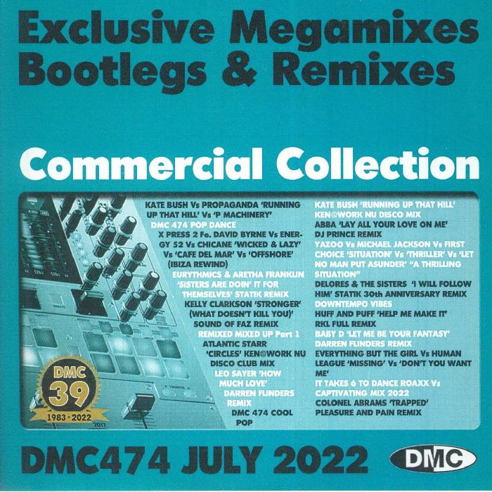 VARIOUS - DMC Commercial Collection July 2022: Exclusive Megamixes ...