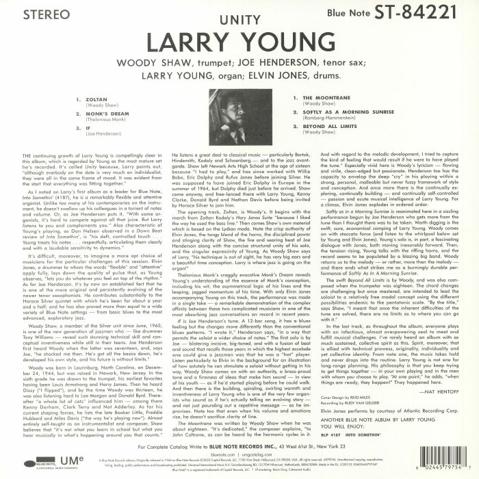 Larry YOUNG - Unity (Classic Vinyl Series) Vinyl at Juno Records.