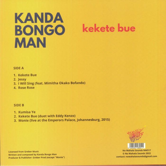 KANDA BONGO MAN - Kekete Bue Vinyl at Juno Records. KANDA BONGO MAN - Kekete Bue Vinyl at Juno Records.