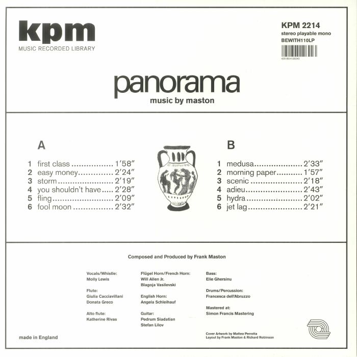 MASTON - Panorama Vinyl at Juno Records.