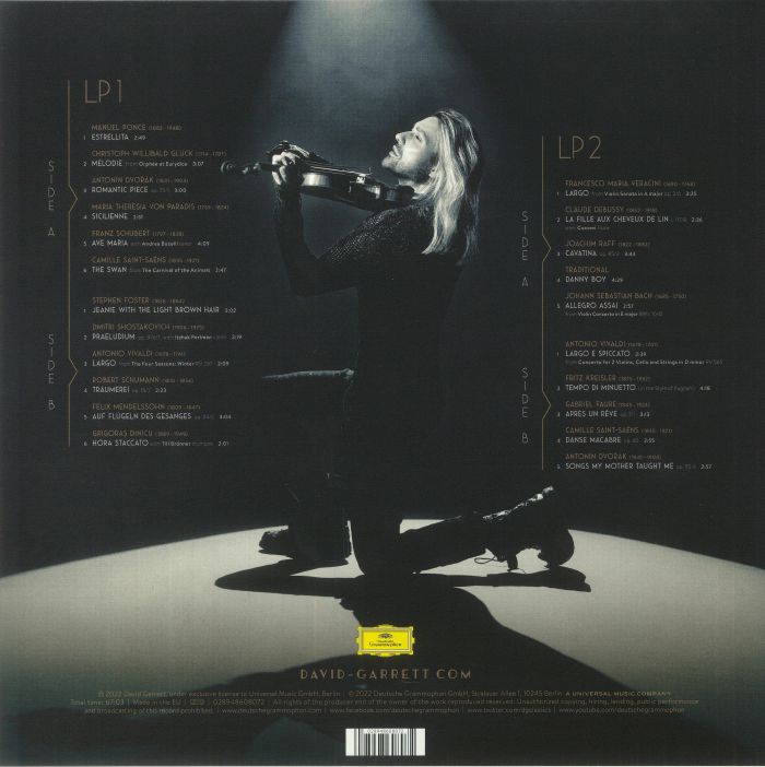 David GARRETT - Iconic Vinyl at Juno Records.