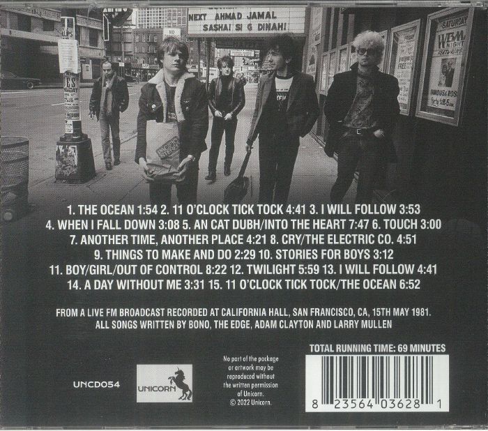 U2 - San Francisco 1981: The West Coast Broadcast CD at Juno Records.
