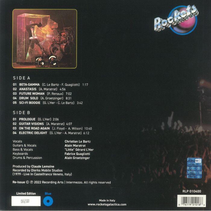 ROCKETS - Live Vinyl at Juno Records.