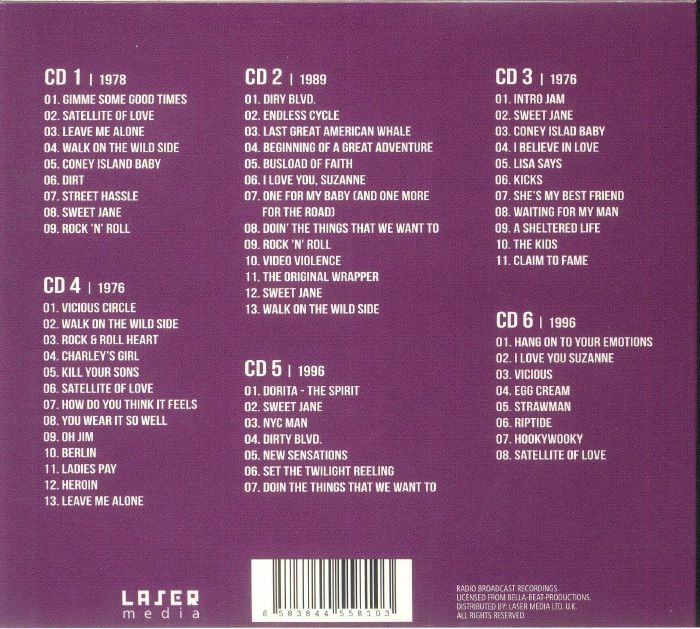 Lou REED - Box: Legendary Radio Broadcast Recordings CD at Juno Records.