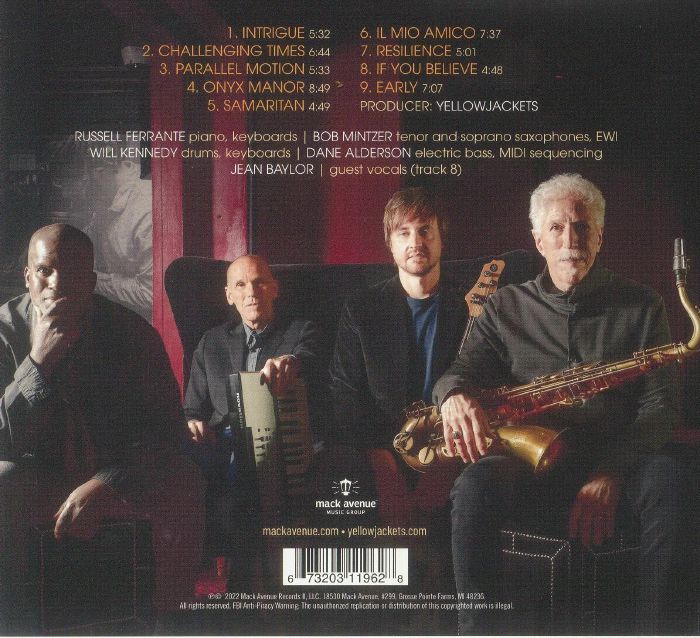YELLOWJACKETS - Parallel Motion CD at Juno Records.