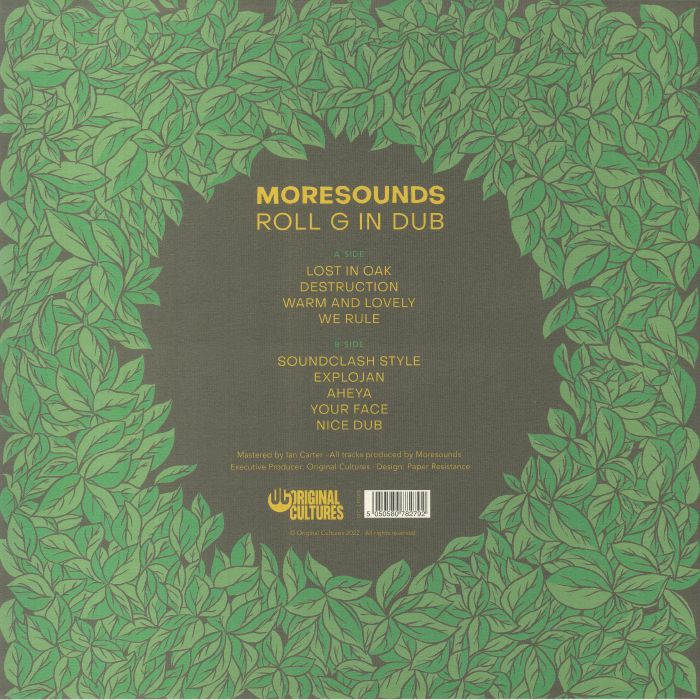 MORESOUNDS - Roll G In Dub Vinyl at Juno Records.
