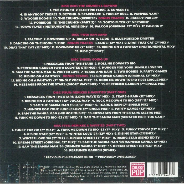 The RAH BAND - Messages From The Stars: The Rah Band Story Volume 1 CD ...