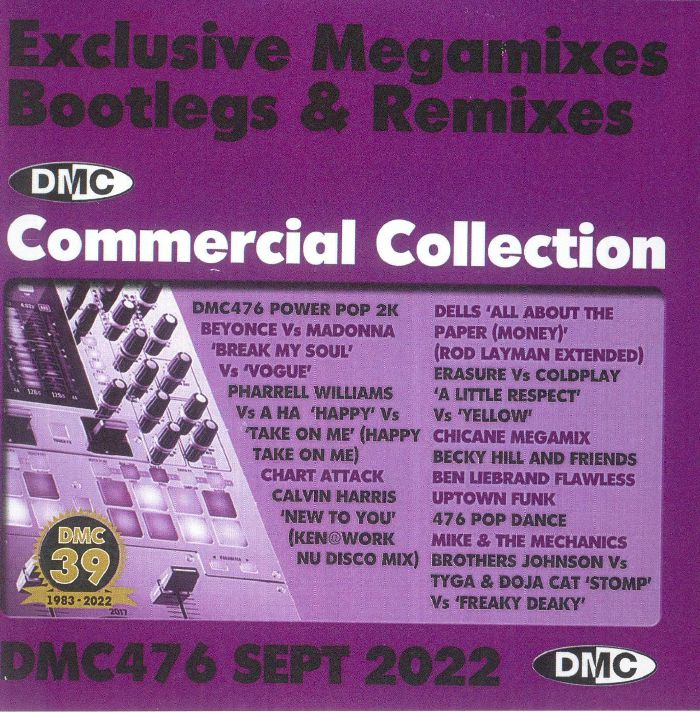 VARIOUS - DMC Commercial Collection September 2022: Exclusive Megamixes ...