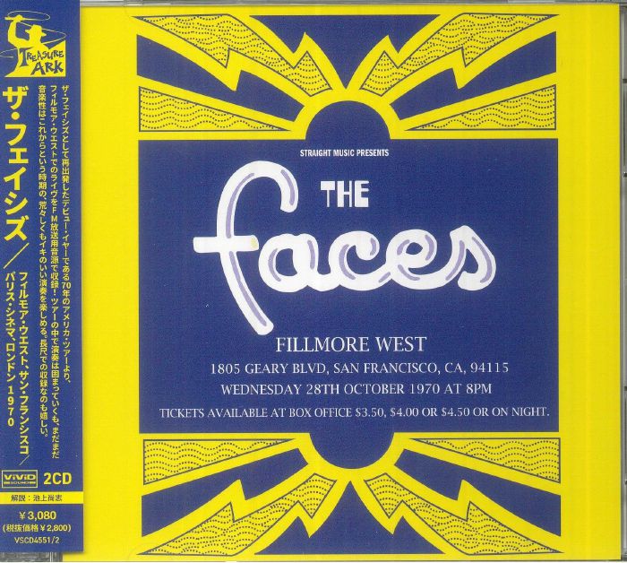 The FACES - Filmore West: San Francisco/Paris Cinema London 1970 CD at ...