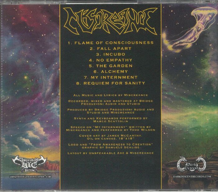 MISCREANCE - Convergence CD at Juno Records.