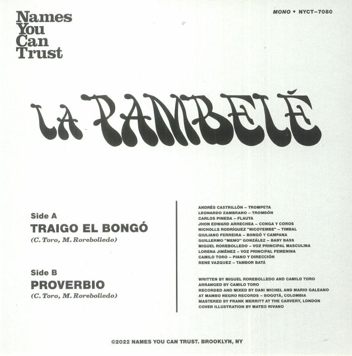 LA PAMBELE - Traigo El Bongo (mono) Vinyl at Juno Records.