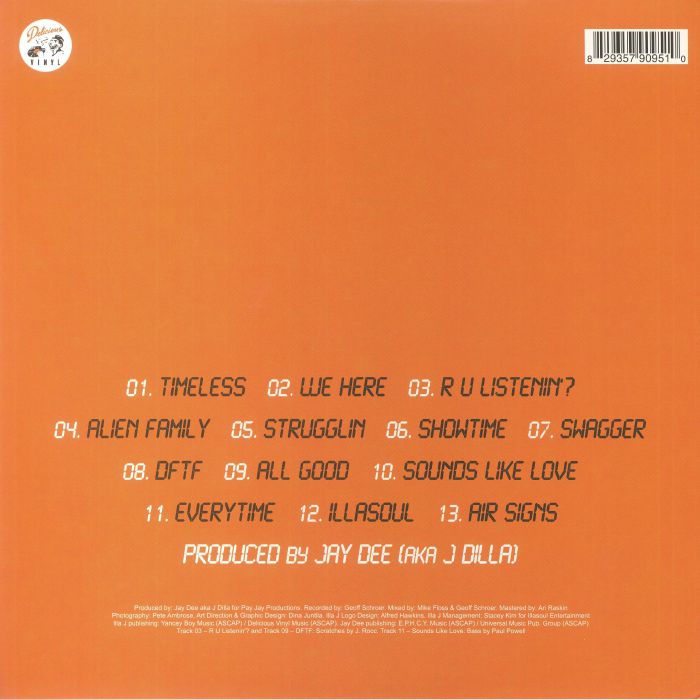 JAY DEE - Yancey Boys: Instrumentals (reissue) (Record Store Day RSD ...