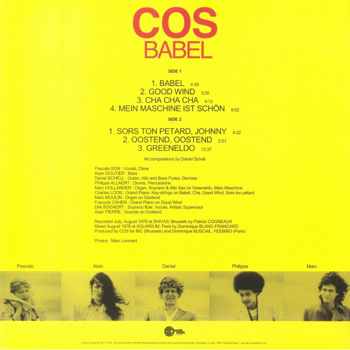 COS - Babel (remastered) Vinyl at Juno Records.