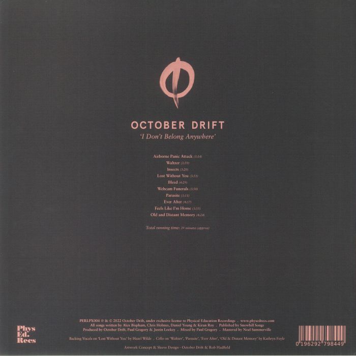 OCTOBER DRIFT - I Don't Belong Anywhere Vinyl at Juno Records.