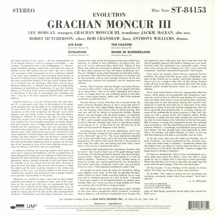 Grachan MONCUR III - Evolution (Classic Vinyl Series) Vinyl at Juno Records.