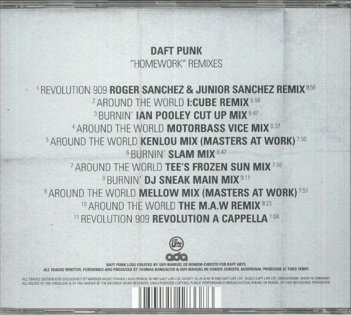 DAFT PUNK - Homework: Remixes CD at Juno Records.