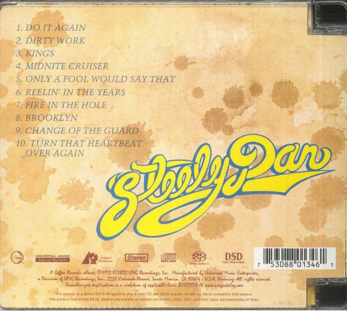 STEELY DAN - Can't Buy A Thrill (remastered) CD at Juno Records.