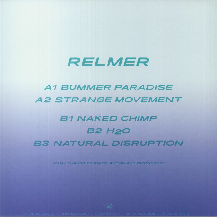 RELMER - H2O Vinyl at Juno Records.