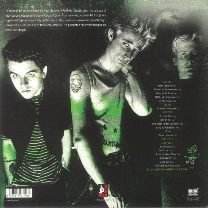 GREEN DAY - Welcome To Paradise (reissue) Vinyl at Juno Records.