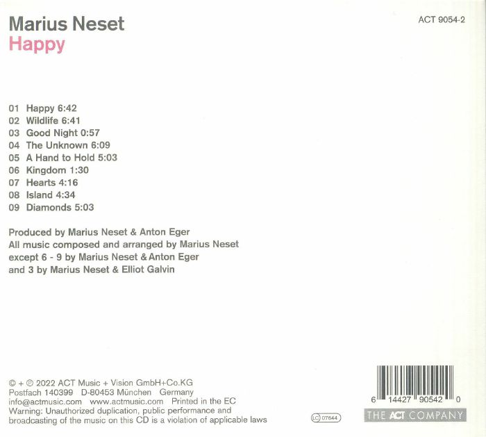 Marius NESET - Happy CD at Juno Records.
