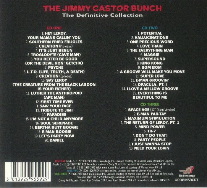 The JIMMY CASTOR BUNCH - The Definitive Collection CD at Juno Records.