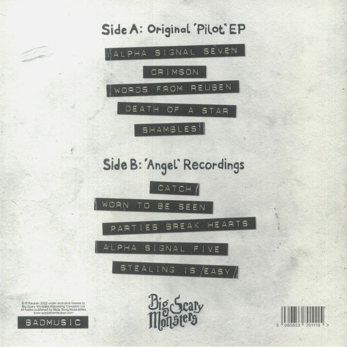 REUBEN - Pilot Angel (21st Anniversary Edition) Vinyl at Juno Records.